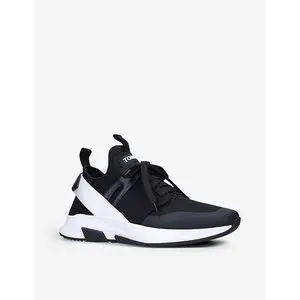 TOM FORD Jago Logo-patch Low-top Trainers - Blk/white