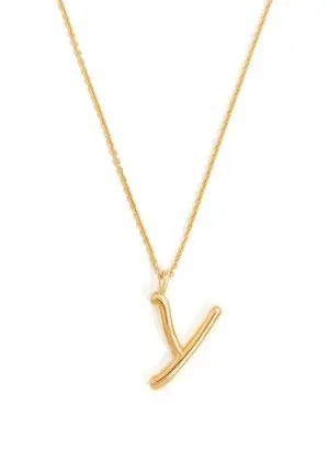 MISSOMA Y Initial -plated Necklace - Gold
