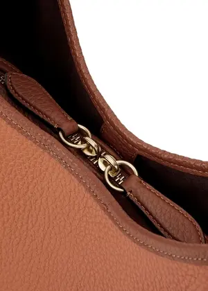 COACH Lori Leather And Suede Shoulder Bag