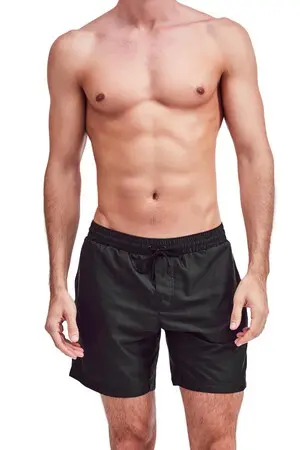 Devon Windsor Dexter Swim Shorts Black / Red