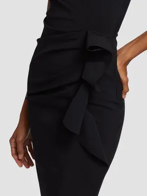 Chiara Boni La Petite Robe Silveria Draped Off-the-shoulder Dress