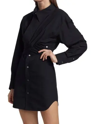 Alexander Wang Cross-front Shirt Dress