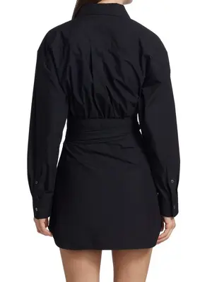 Alexander Wang Cross-front Shirt Dress