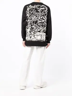 Alexander McQueen William Blake Print Sweatshirt