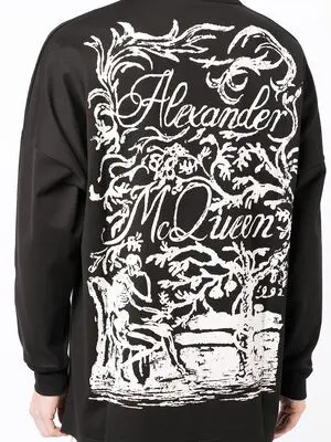 Alexander McQueen William Blake Print Sweatshirt