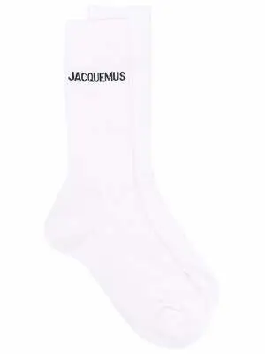 Jacquemus Logo Socks - White