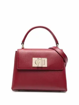 Furla Leather Fold-over Tote Bag