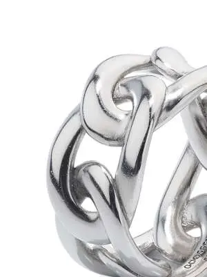 GOOSSENS Lhassa Chunky-link Ring - Silver