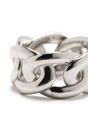 GOOSSENS Lhassa Chunky-link Ring - Silver