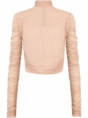 Dolce & Gabbana Long-sleeve Draped Top