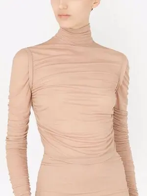 Dolce & Gabbana Long-sleeve Draped Top