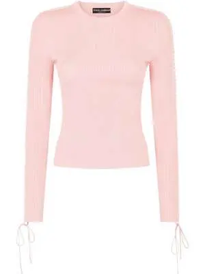 Dolce & Gabbana Lace Up Sweaters For Women
