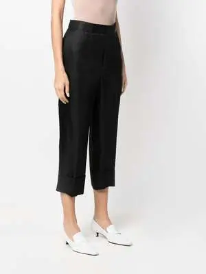SAPIO Cropped Tailored Trousers