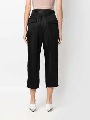 SAPIO Cropped Tailored Trousers