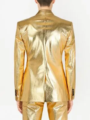 Dolce & Gabbana Metallic Double-breasted Blazer