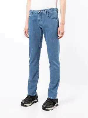 Giorgio Armani Straight-leg Jeans - Blue