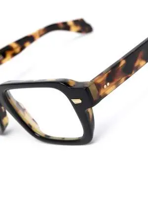 CUTLER & GROSS Tortoiseshell Square-frame Eyeglasses