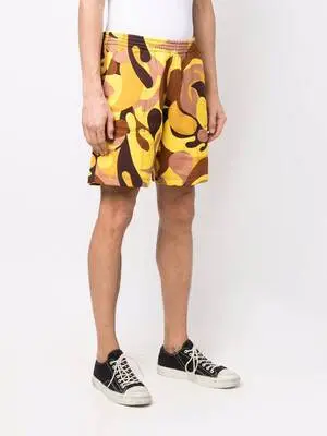 Marni Abstract-print Track Shorts