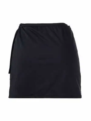 REINA OLGA Side-tie Mini Skirt