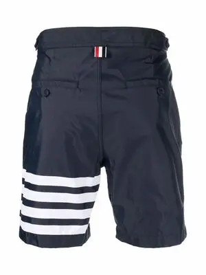 Thom Browne Swim Tech 4-bar Board Shorts - Blue