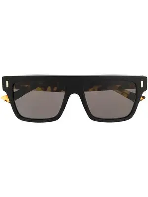 CUTLER & GROSS Square Frame Sunglasses - Black