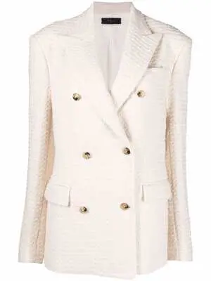 Amiri Notched Lapel Outerwear For Women