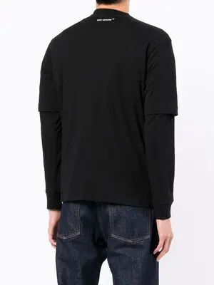 Off-White Monalisa Print Long-sleeve T-shirt - Black