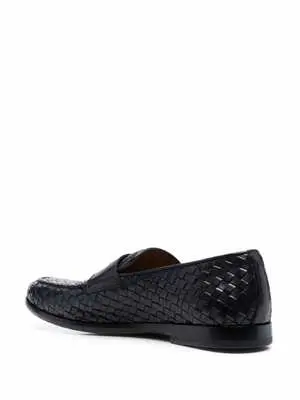 DOUCAL'S Woven Leather Loafers