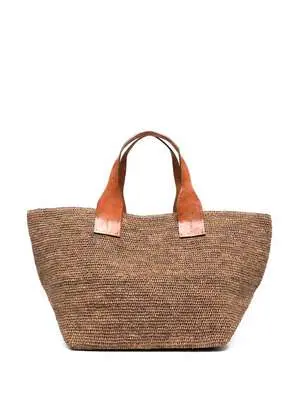 IBELIV Tokio Datea Woven Tote Bag - Brown