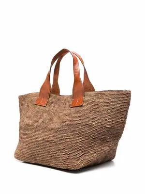 IBELIV Tokio Datea Woven Tote Bag - Brown