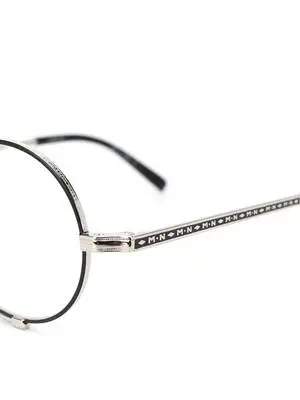 Matsuda Round Framed Glasses - Metallic