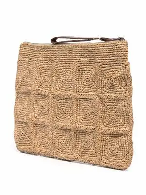IBELIV Tanala Woven Clutch - Neutrals