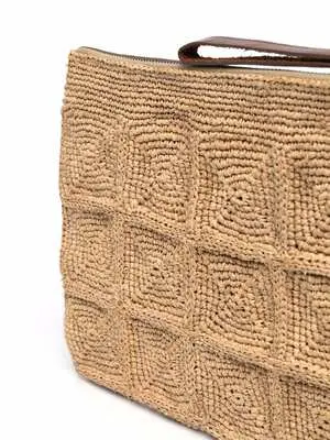 IBELIV Tanala Woven Clutch - Neutrals