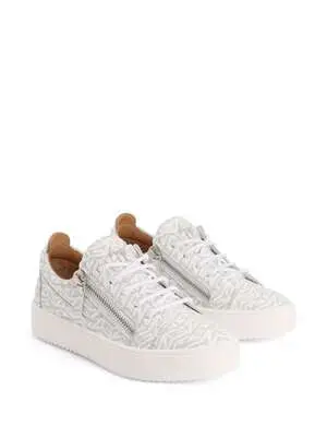 GIUSEPPE ZANOTTI Frankie Monogram Low-top Sneakers