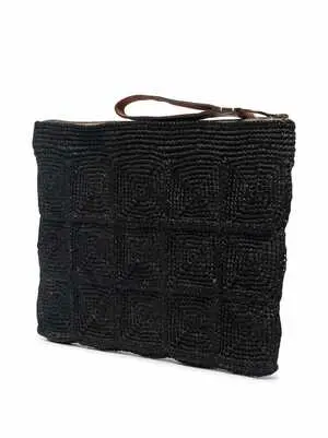 IBELIV Tanala Woven Clutch - Black