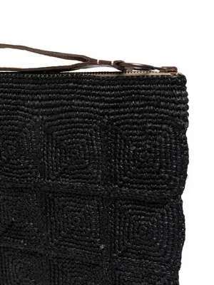 IBELIV Tanala Woven Clutch - Black