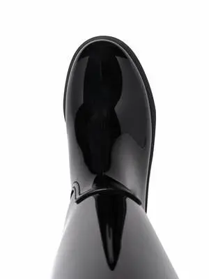 Moncler Debossed-logo Below-knee Boots