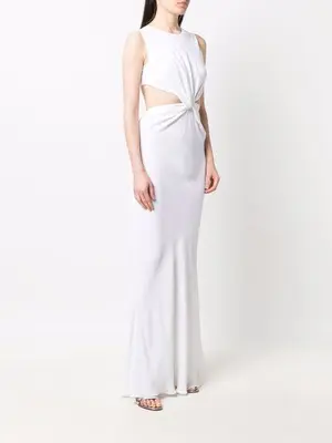 Alberta Ferretti Cut-out Long Dress