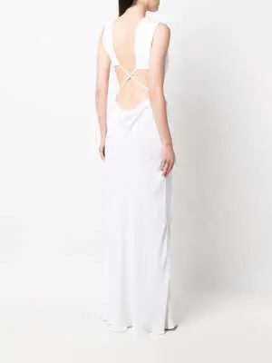 Alberta Ferretti Cut-out Long Dress