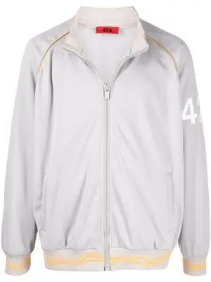 424 Zipped Track Jacket - Neutrals