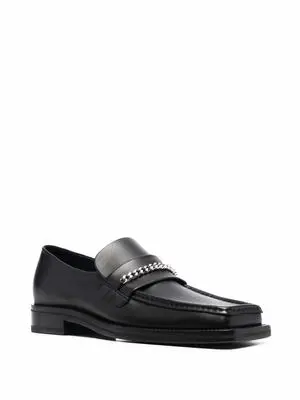 Martine Rose Leather Loafers - Black