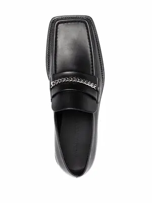 Martine Rose Leather Loafers - Black