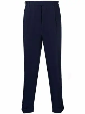 Brunello Cucinelli Straight-leg Tailored Trousers - Blue