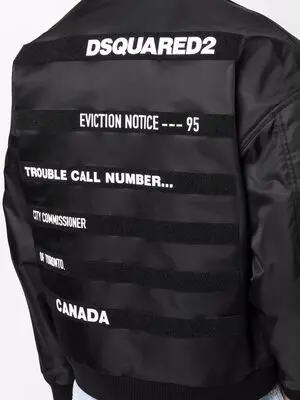 Dsquared2 Slogan-print Bomber Jacket