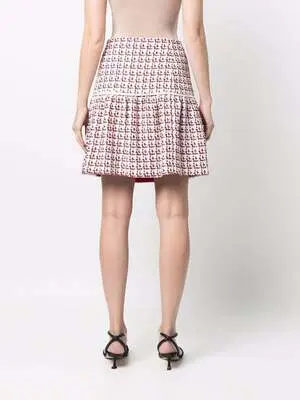 FERRAGAMO Textured A-line Mini Skirt