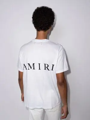 Amiri Logo-Print T-Shirt - White | Editorialist