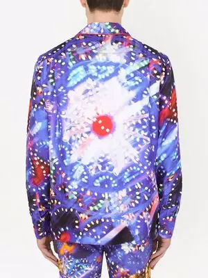 Dolce & Gabbana Psychedelic Print Pyjama Shirt