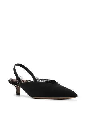 NEOUS Slingback Pumps - Black
