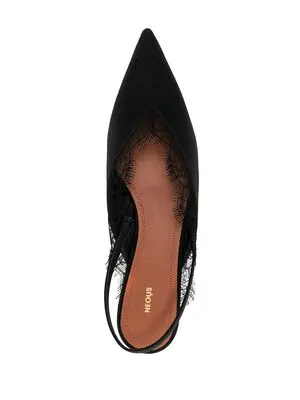 NEOUS Slingback Pumps - Black