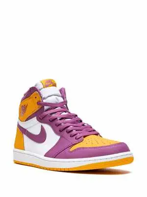 JORDAN Air 1 High Og Brotherhood Sneakers - Yellow